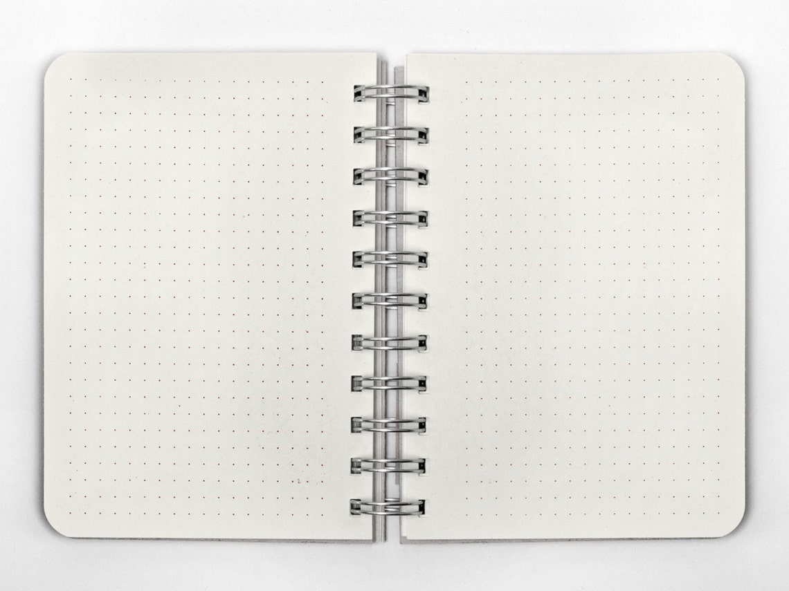Notebook Handmade A6 Mini Pocket Journal Screenprinting BIRD Writers ...