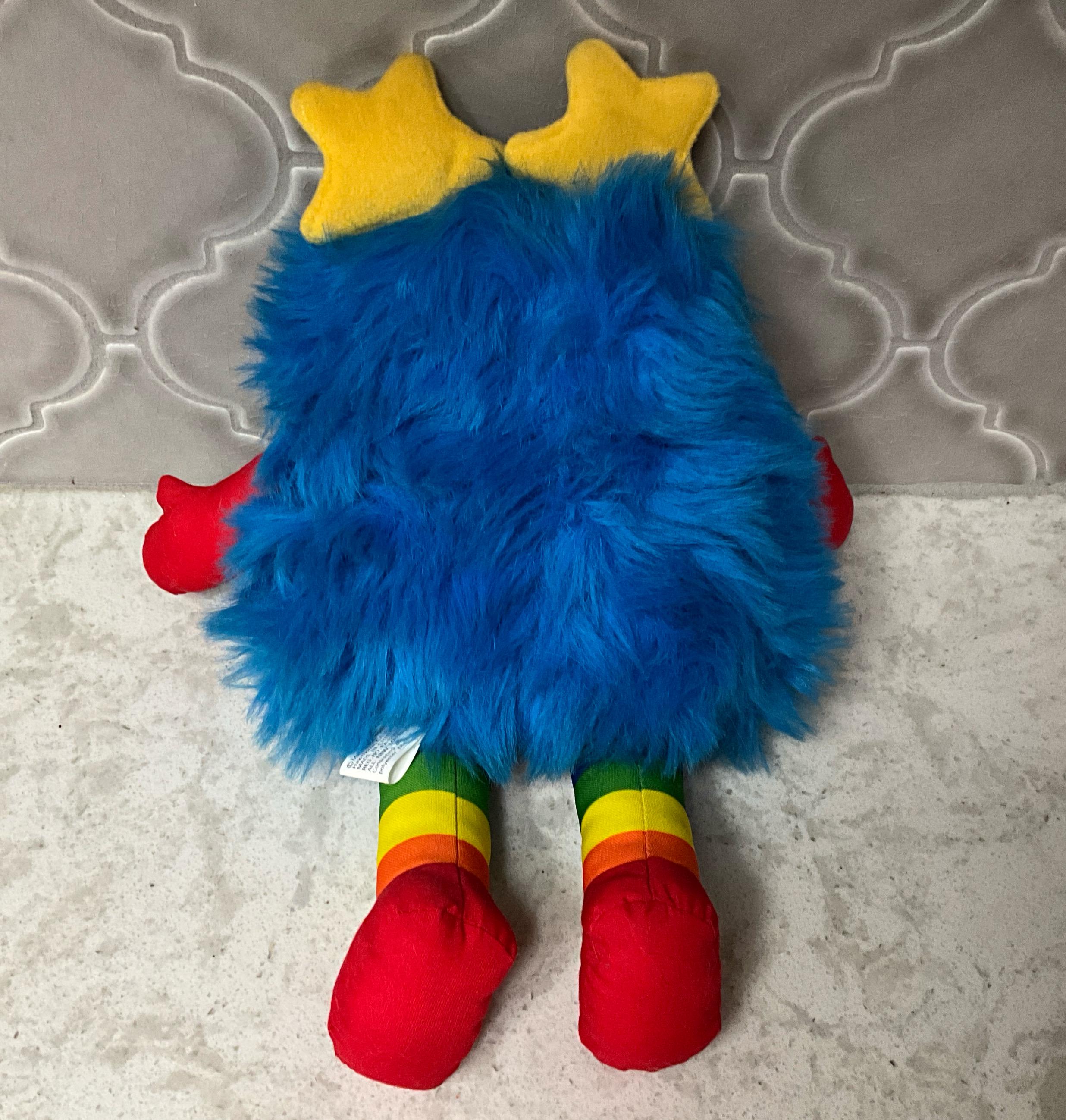 1983 Vintage Rainbow Brite Champ Sprite Plushie Buddy Blue Hard to Find ...