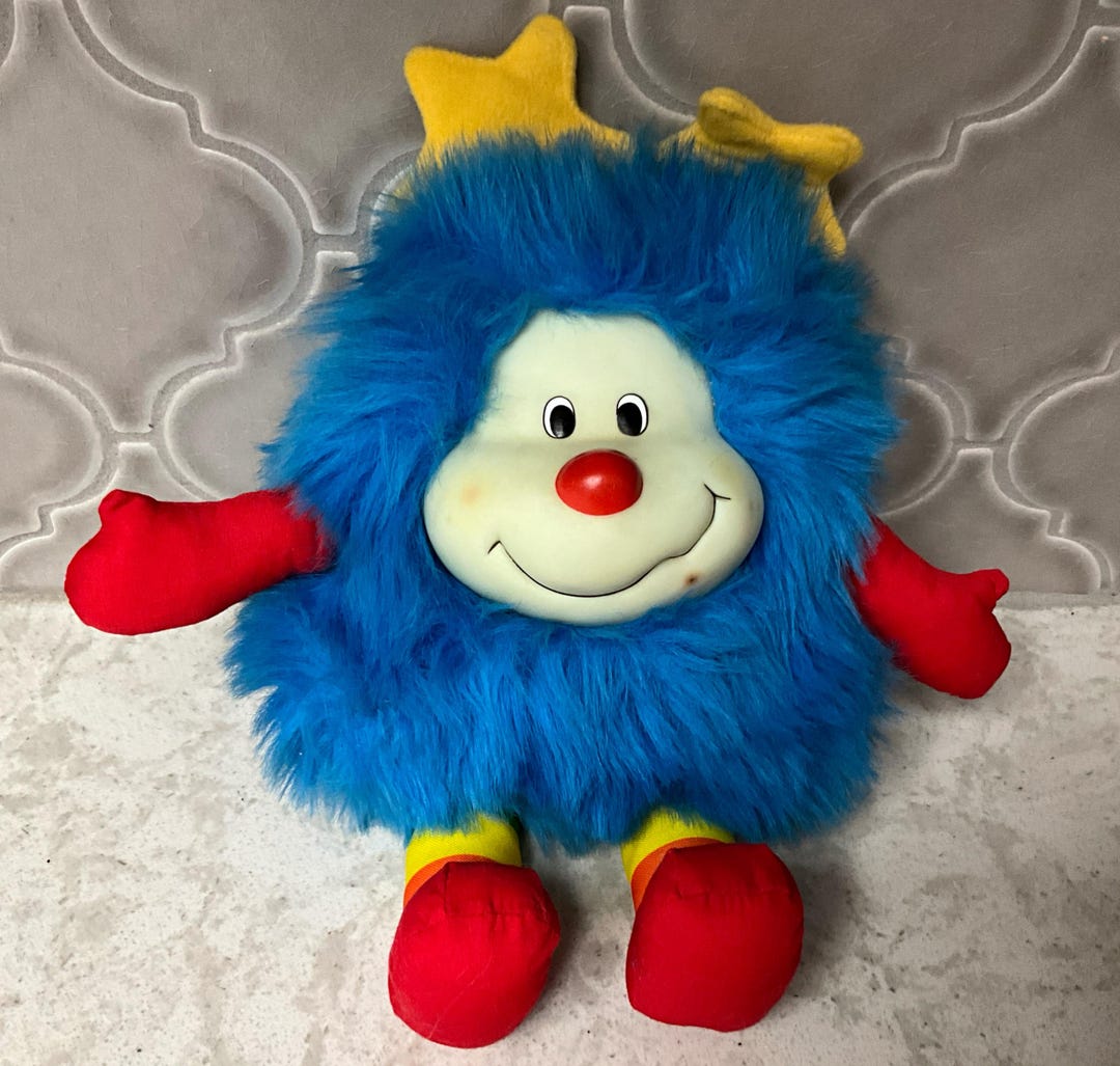 1983 Vintage Rainbow Brite Champ Sprite Plushie Buddy Blue Hard to Find ...