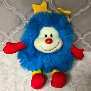 1983 Vintage Rainbow Brite Champ Sprite Plushie Buddy Blue Hard to Find ...