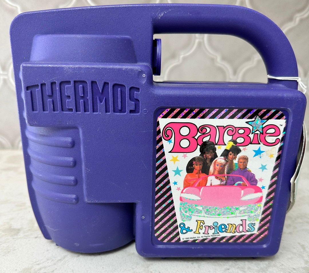 Barbie Thermos Lunch Box, Snack Kit, - Etsy