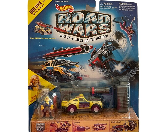 Hot Wheels Road Wars Deluxe Scale Road Wars Men & Machines Car and ...