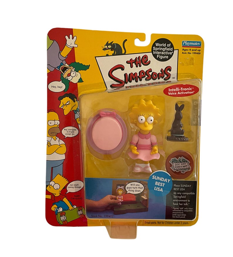 Sunday Best Lisa Simpson World of Springfield Series 9 Playmate Toy ...