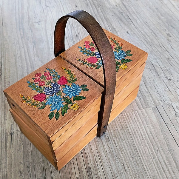 Vintage Sewing Box - Etsy
