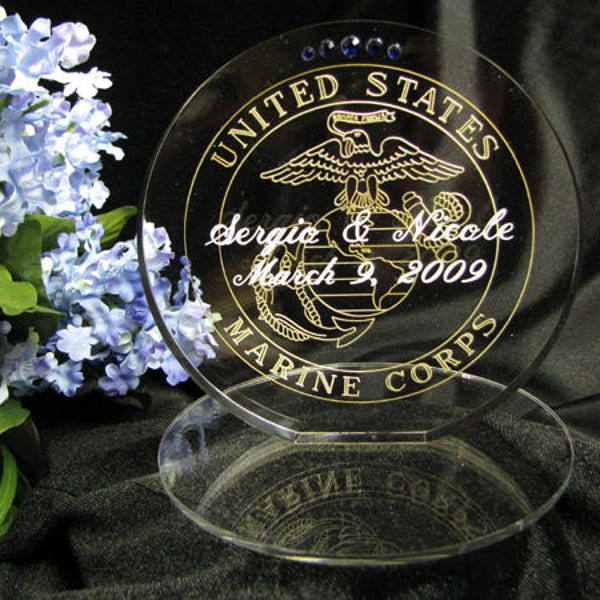 Navy Cake Topper - Etsy