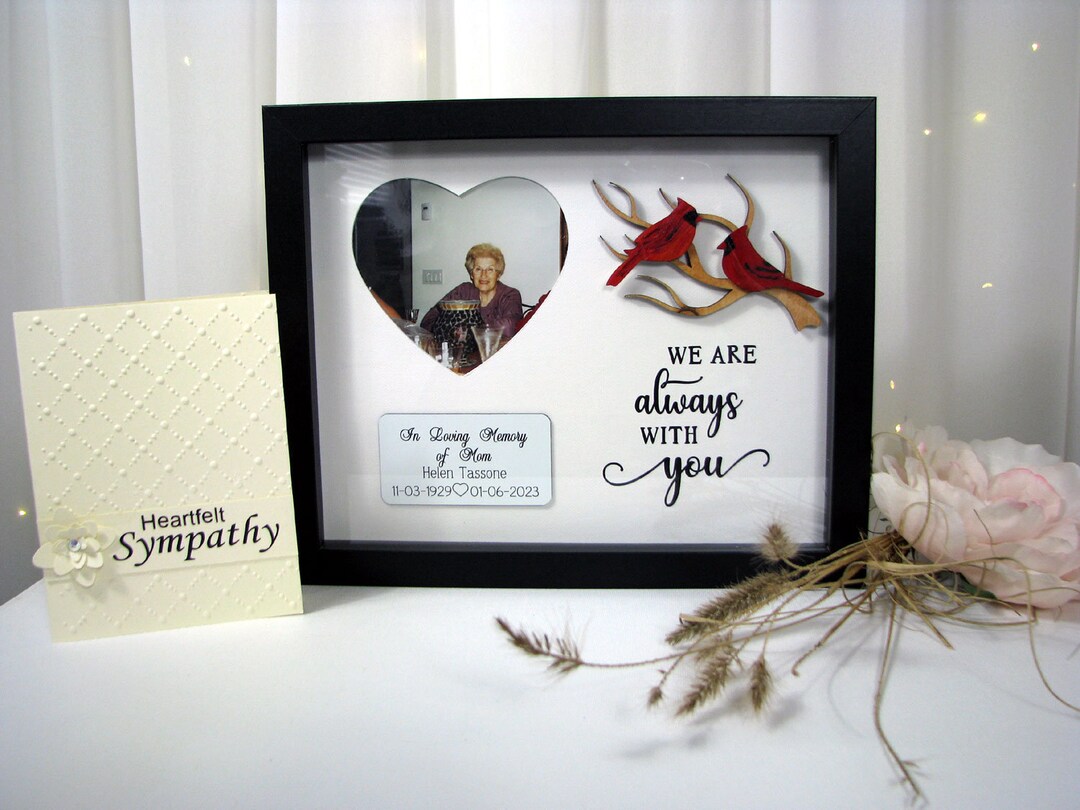 Cardinal Memorial 8x10 Picture Frame Gift, Personalized Memorial ...