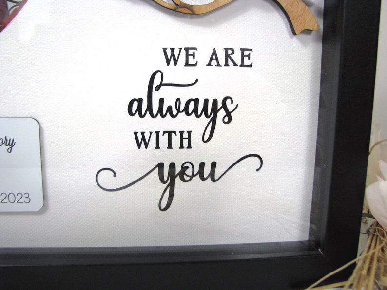 Cardinal Memorial 8x10 Picture Frame Gift, Personalized Memorial ...