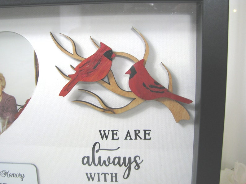 Cardinal Memorial 8x10 Picture Frame Gift, Personalized Memorial ...