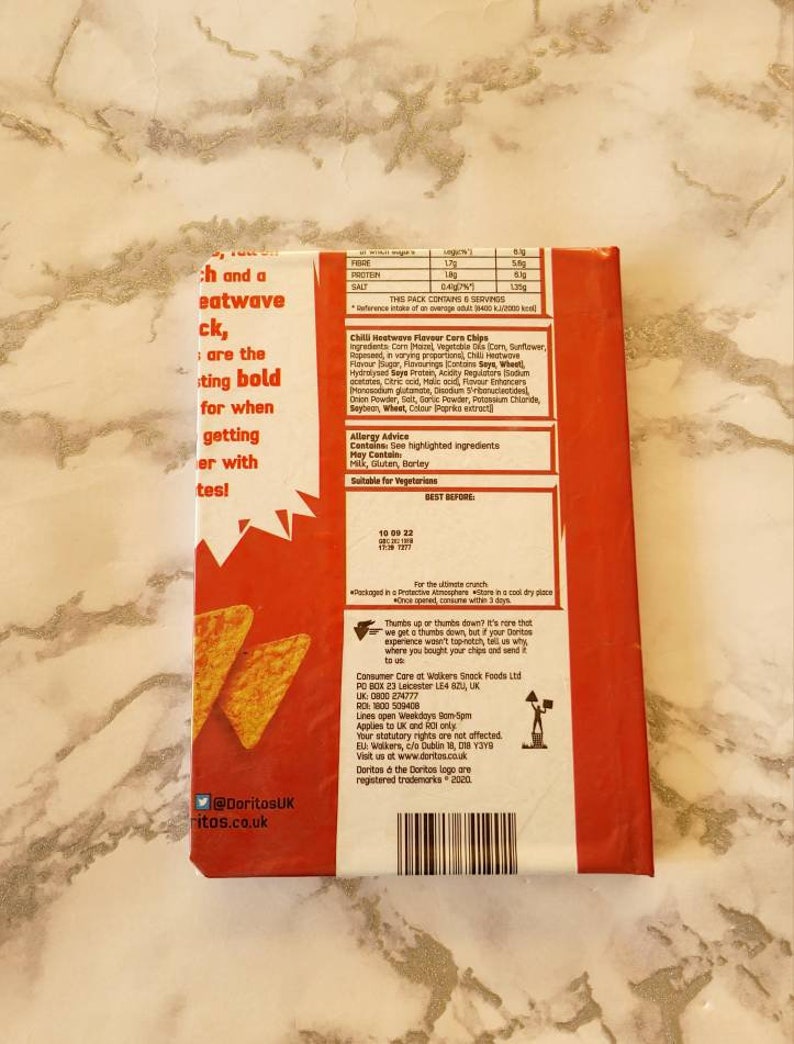 Doritos Loaded Chilli Heatwave A5 Notebook Covered Using - Etsy