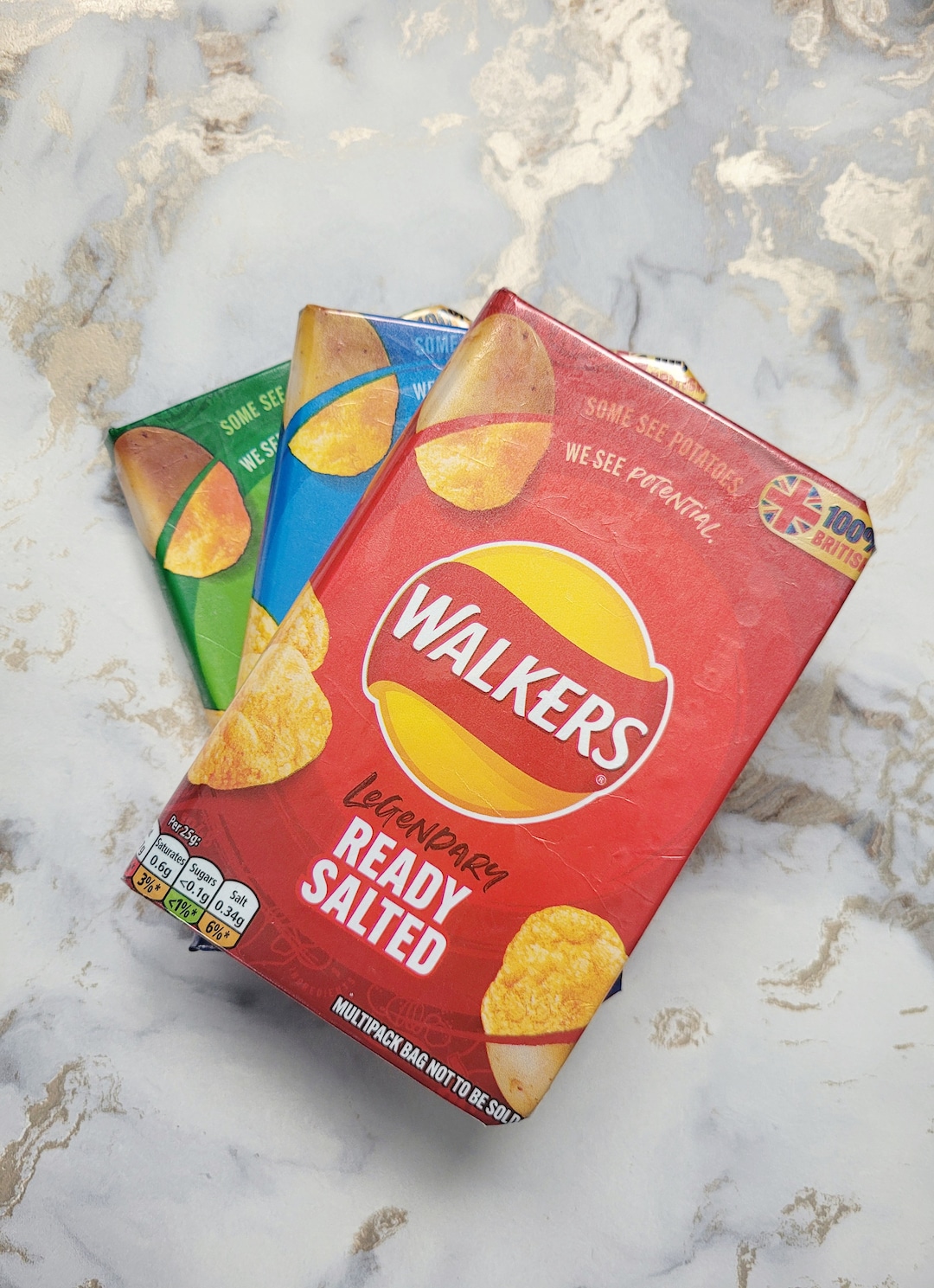 Walkers Crisps A6 Notepad Notebook, List Maker Hand Covered Using ...