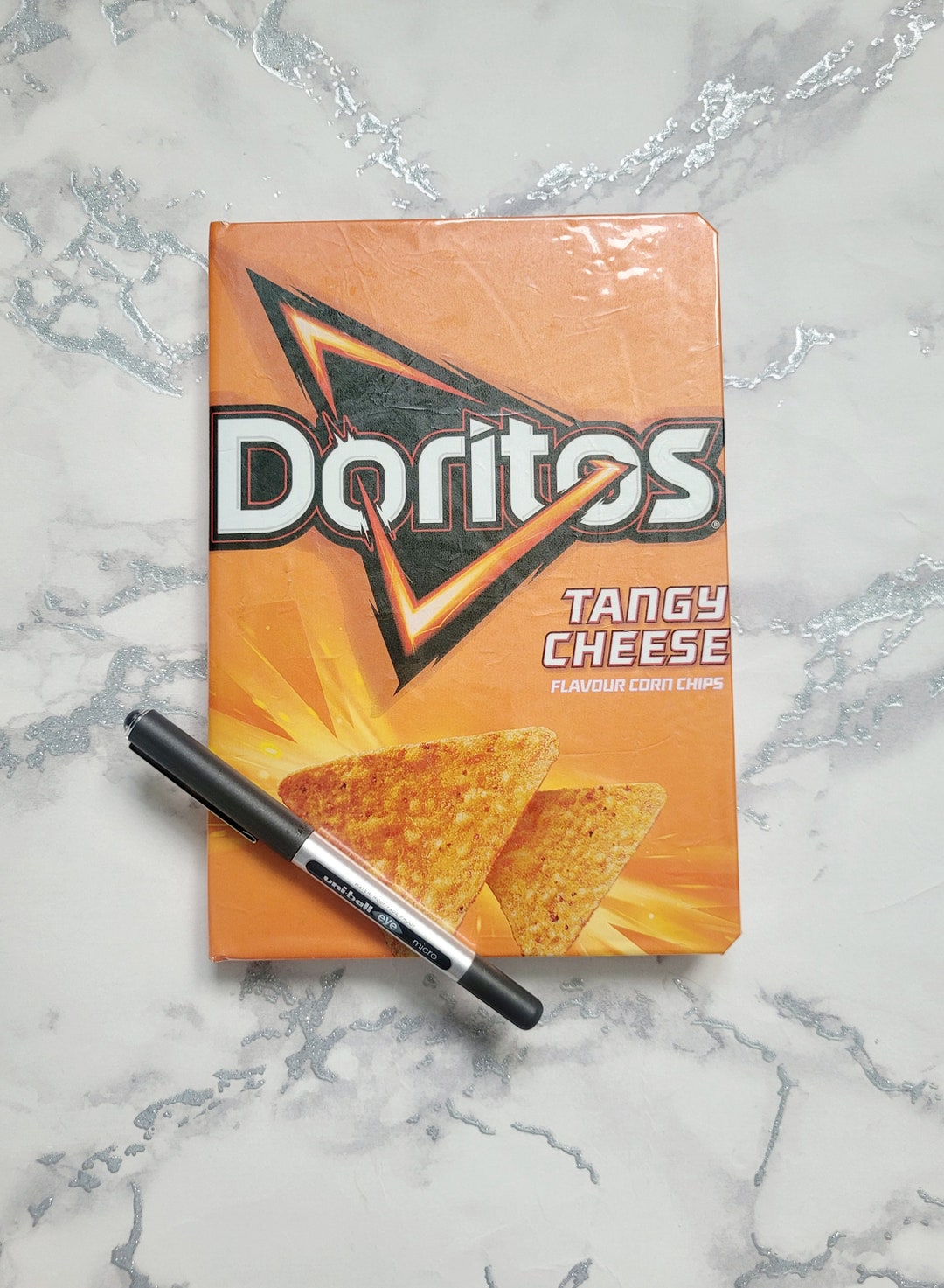 Upcycled Doritos Tangy Cheese A5 Notebook: Snack Wrapper Cover - Etsy