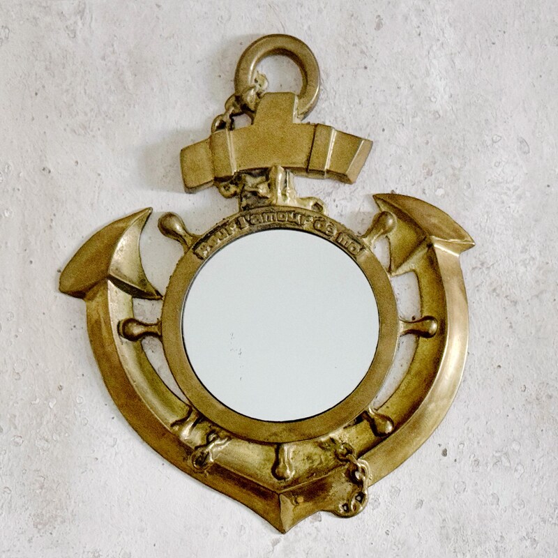 Ship Wheel Mirror - Etsy