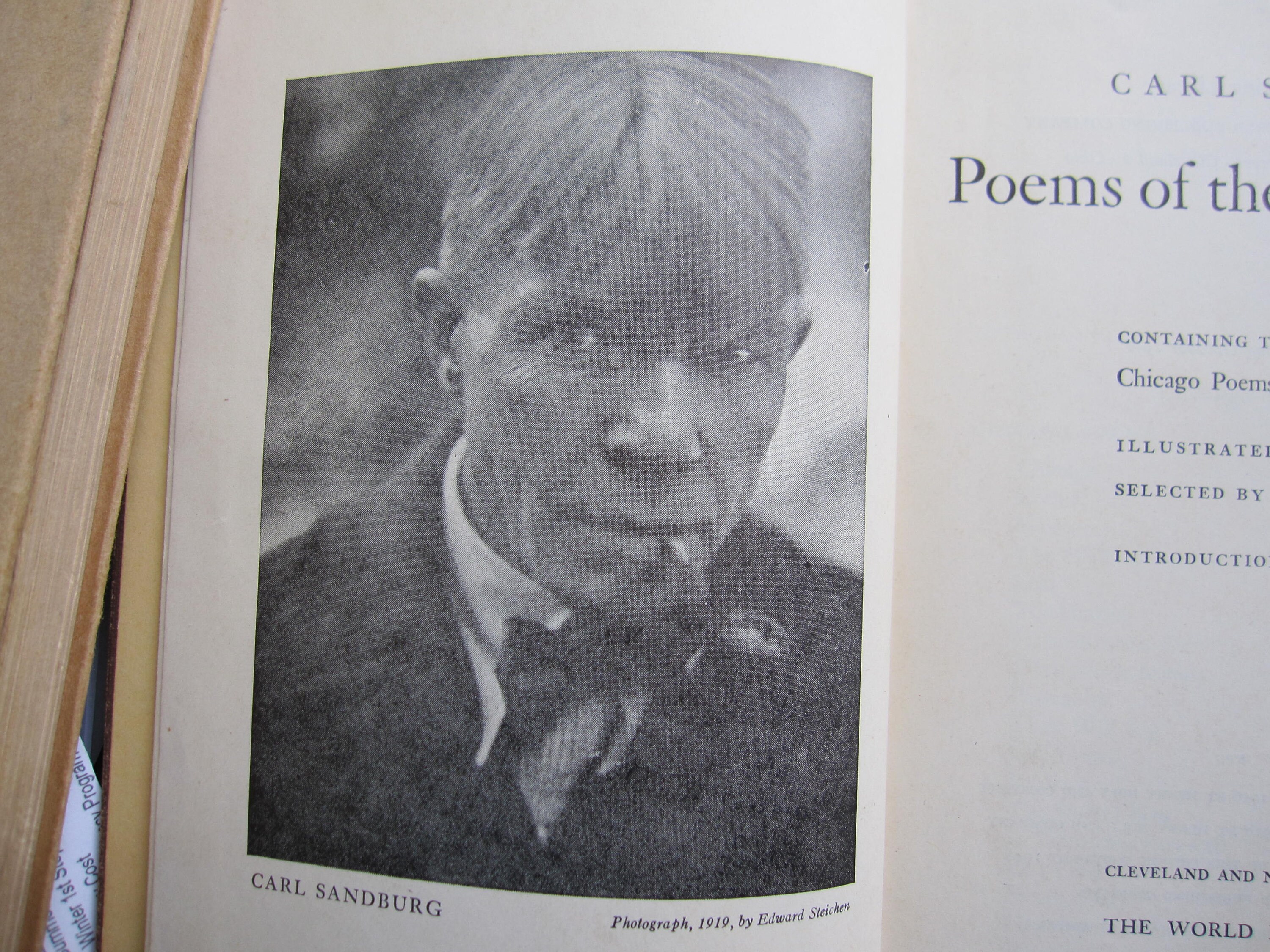 Poems of the Midwest by Carl Sandburg. Printed in 1946 - Etsy