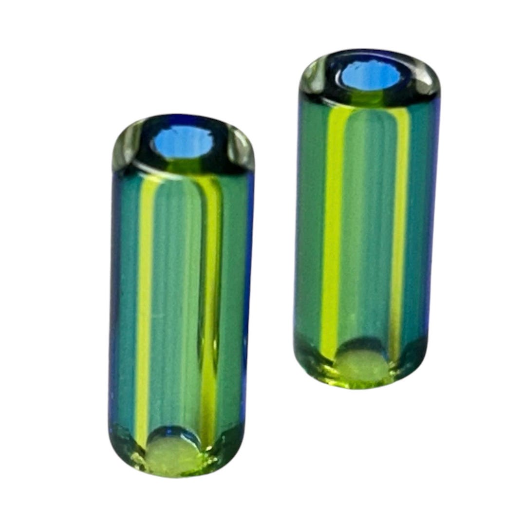 Athena ~ Furnace Art Glass Beads 2pc Pair DIY Jewelry Making Earrings ...
