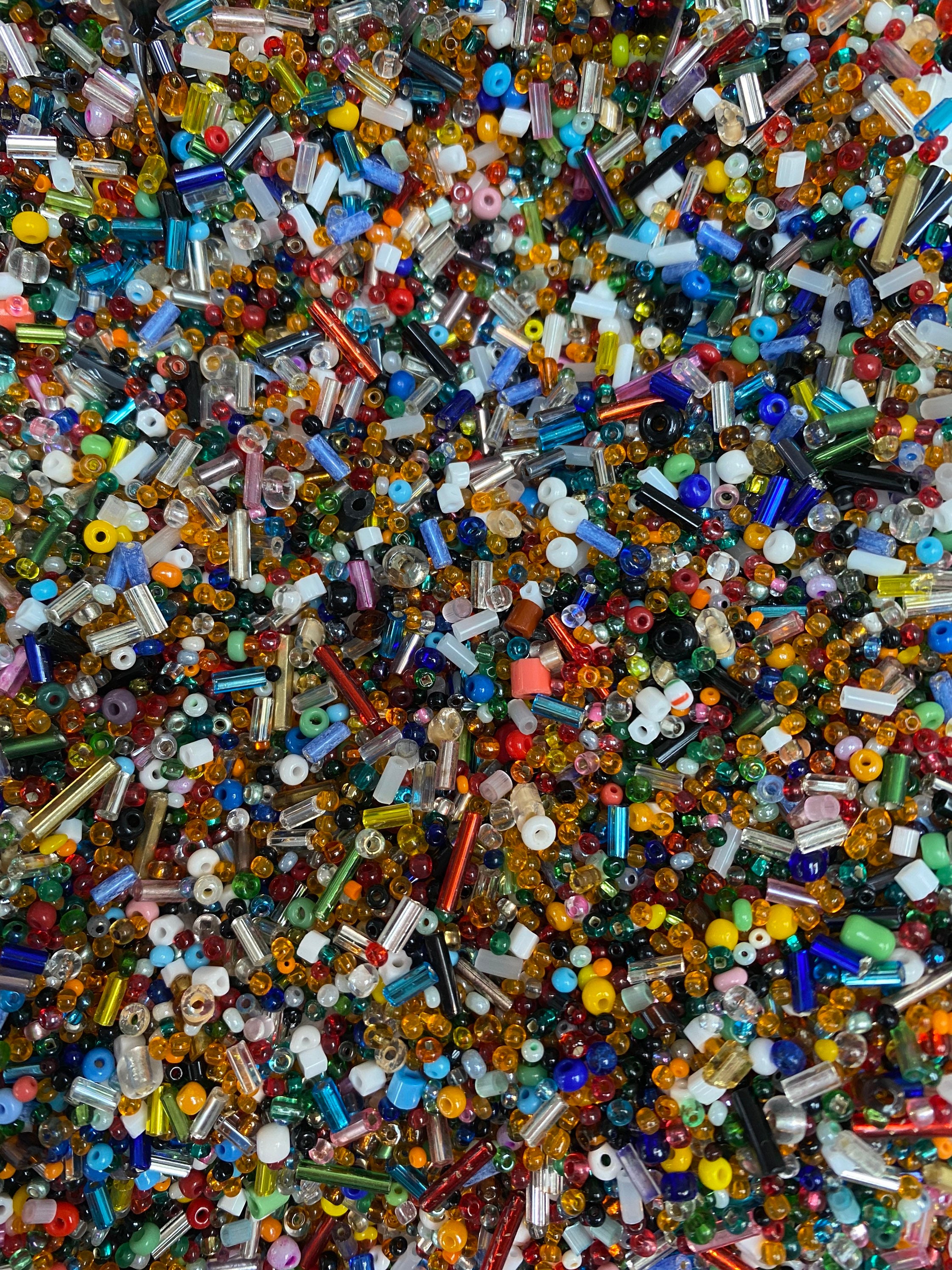 Large Bag Mixed Seed & Bugle Bead Mix DIY Jewelry - Etsy