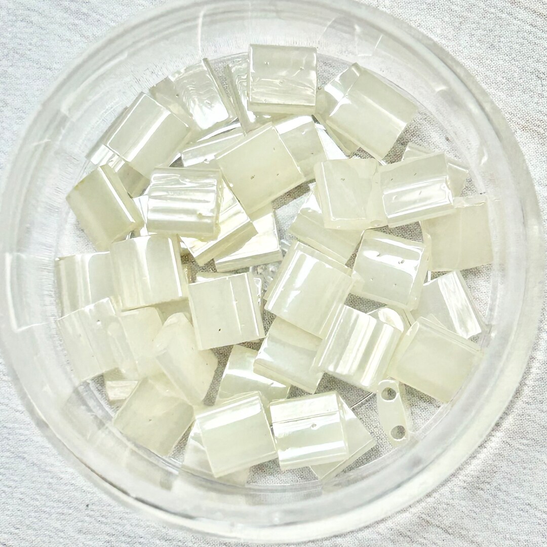 Opal Ceylon Miyuki Tila Beads TL512 | DIY Bracelets| Glass Tila Bead ...