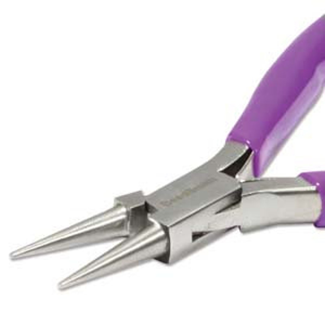 Round Nose Pliers With Spring PVC Handle - Etsy