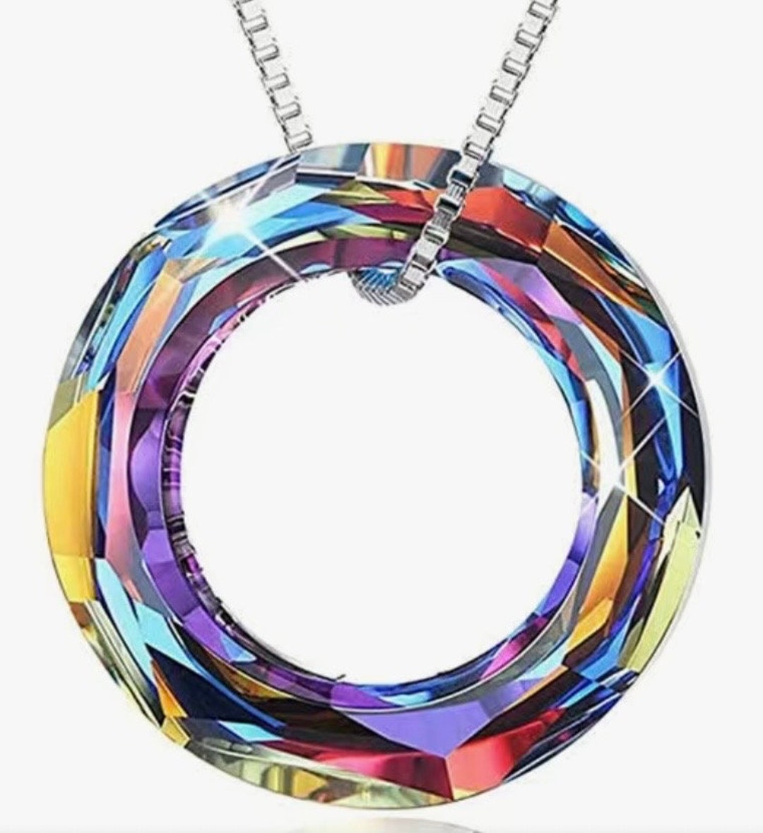 Cosmic Ring Volcano (1 Pc) 30mm Austrian Crystal Round DIY Jewelry ...