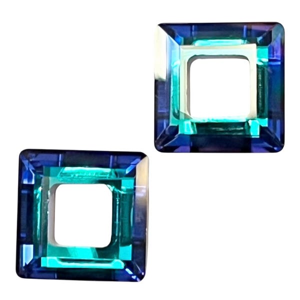 Square Crystal Ring - Etsy