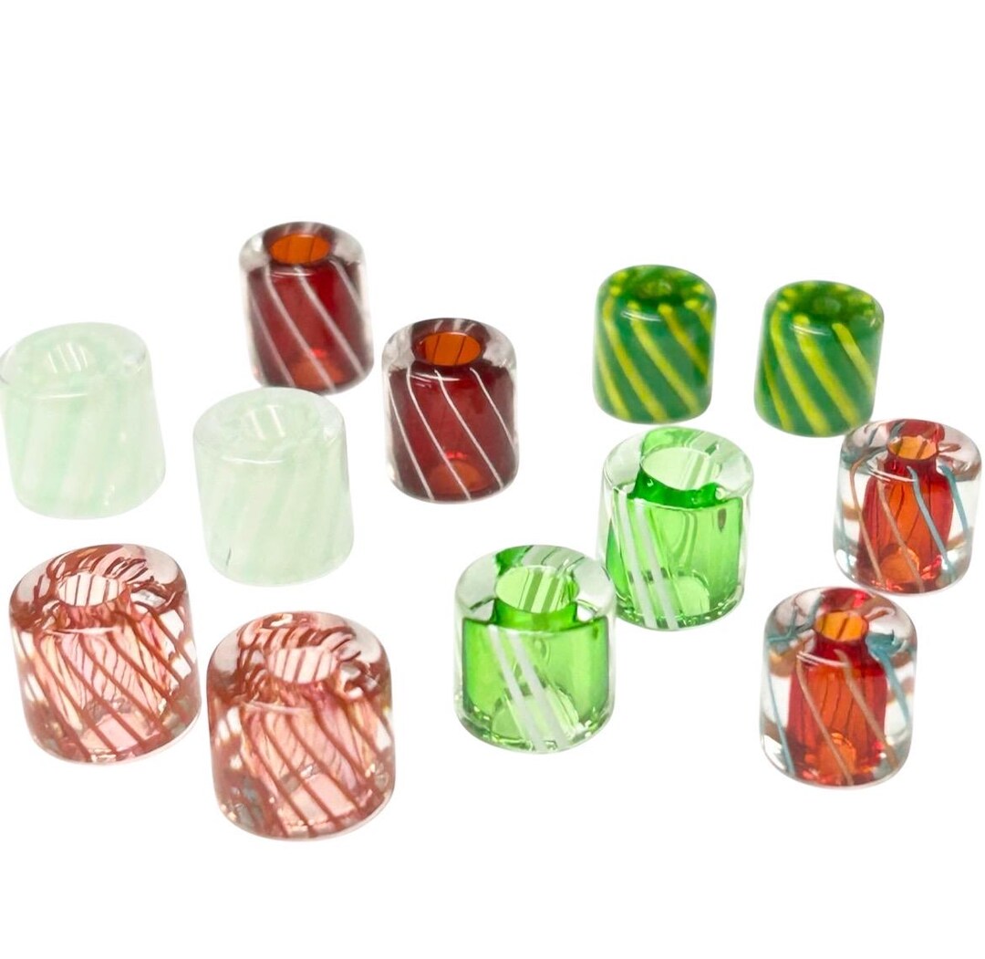 Santa’s Elves (6) Pair Sets ~ Furnace Art Glass Beads DIY Jewelry ...