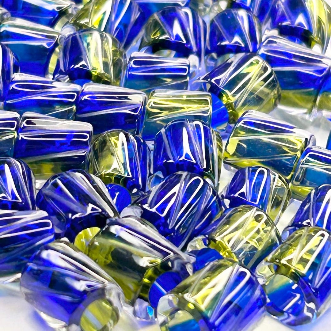 Cosmic Twists 16 - 18 ~ Furnace Art Glass Beads 1/2 Oz DIY Jewelry ...