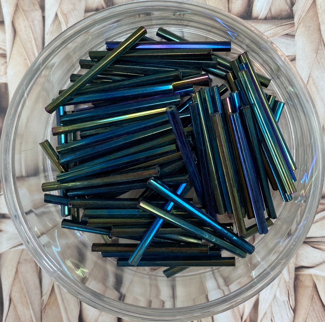 Peacock 30/0 Bugle Bead Mix DIY Jewelry - Etsy