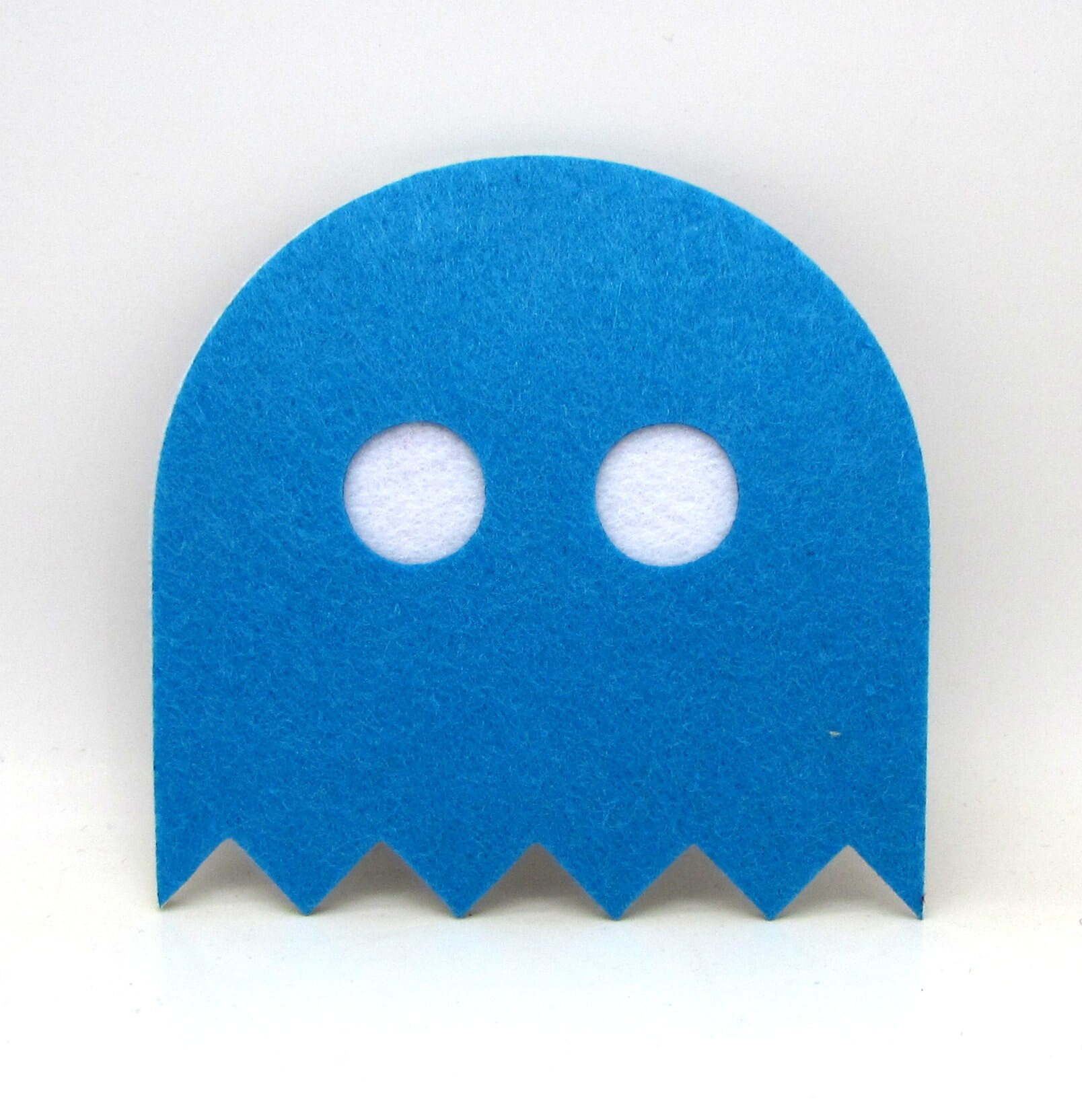 Set of 5 Pac-man Felt Coasters, Pacman & Ghosts Atari Arcade Drinks ...