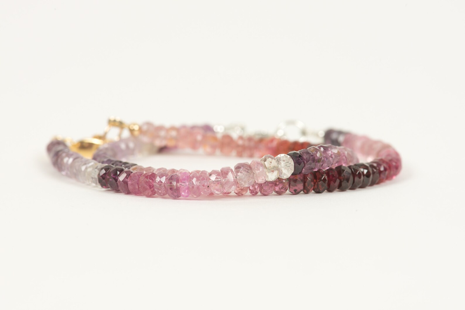 Multi Colored Spinel Delicate Bracelet Genuine Spinel - Etsy
