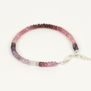 Multi Colored Spinel Delicate Bracelet, Genuine Spinel Gemstone ...