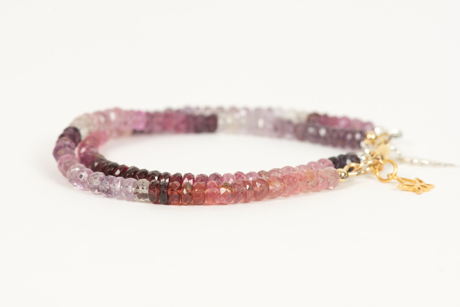 Multi Colored Spinel Delicate Bracelet Genuine Spinel - Etsy