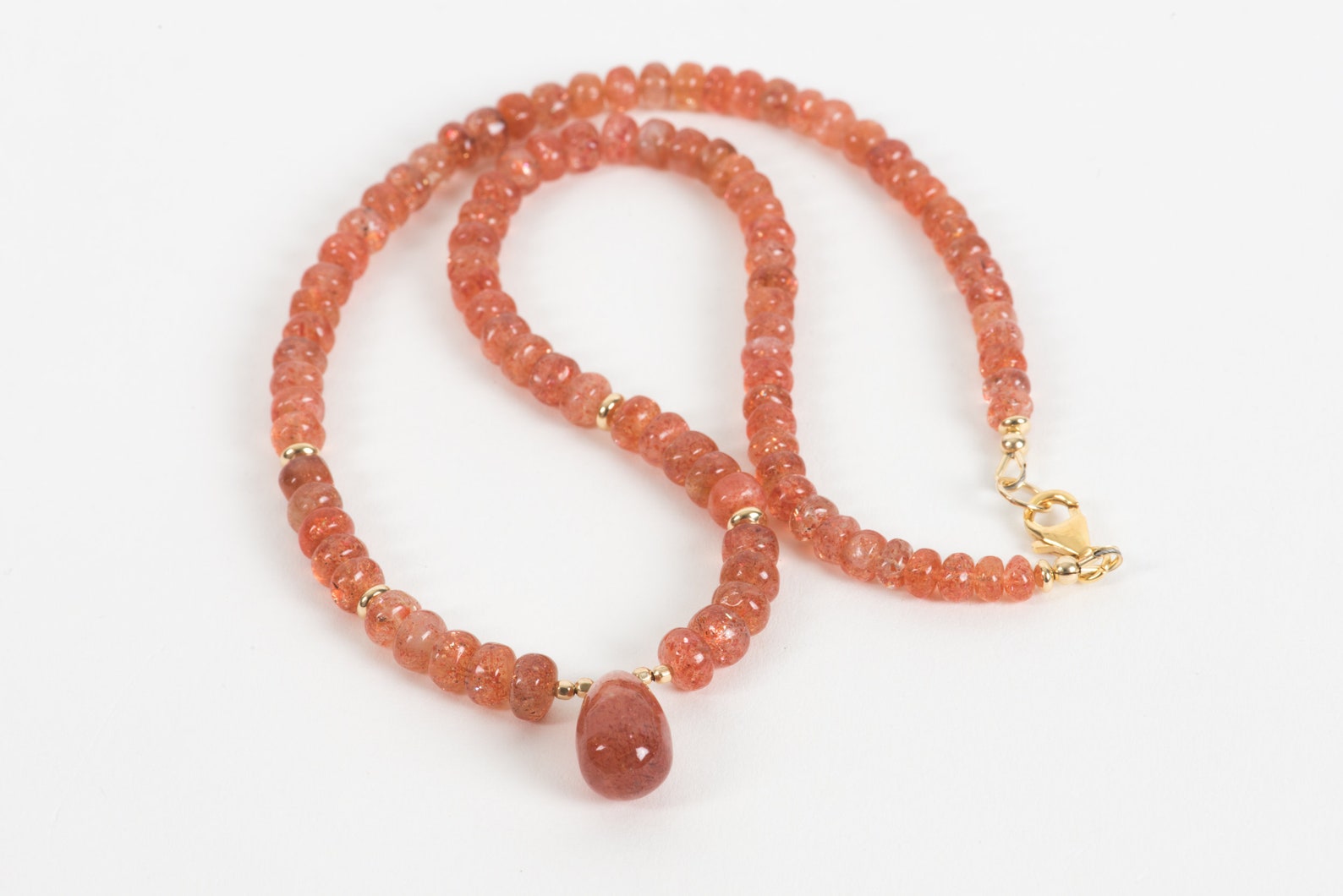 Sunstone Necklace High Quality Natural Sunstone Pendant | Etsy