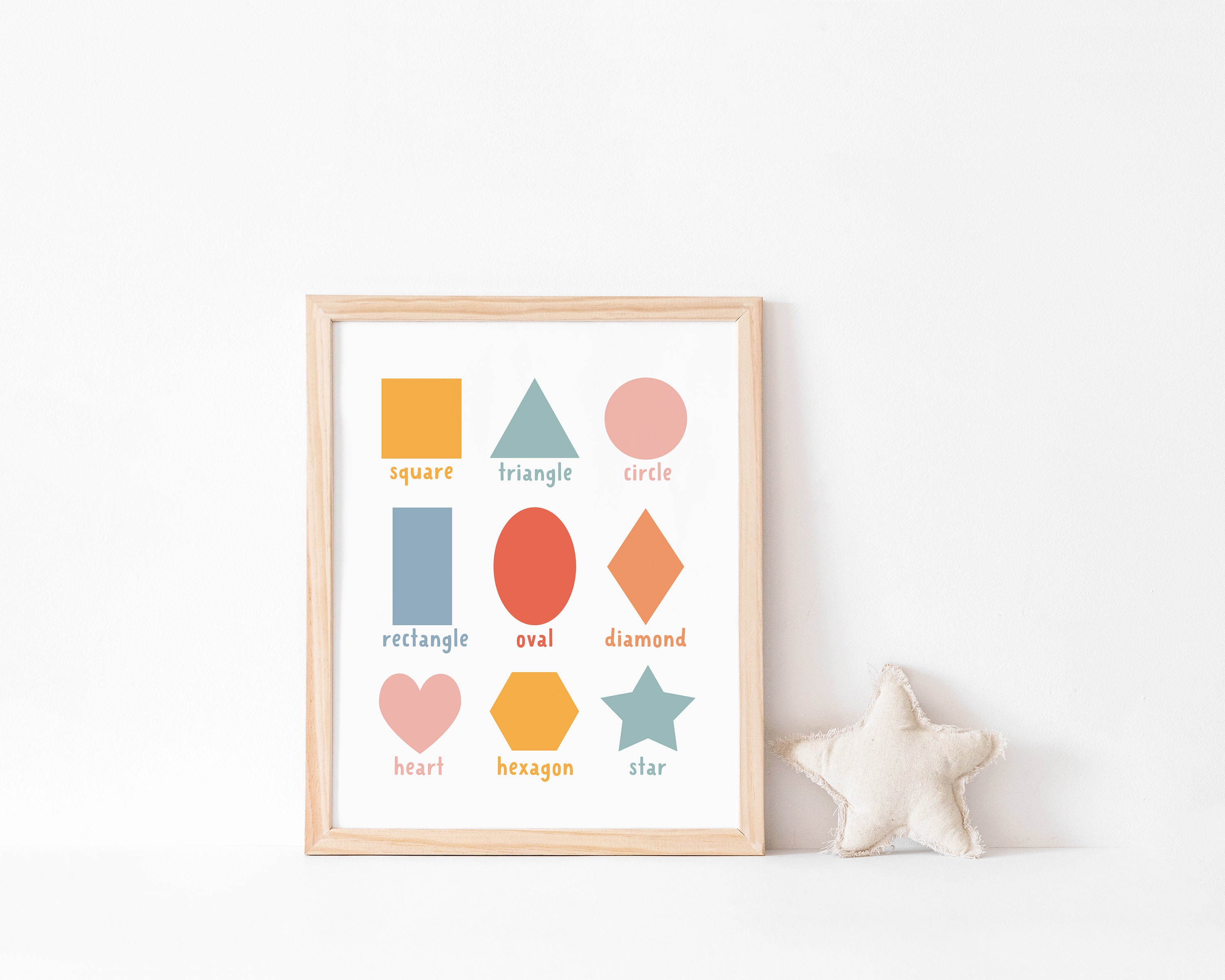 Playroom Prints Set of 6 Kids Art Printable Classroom | Etsy