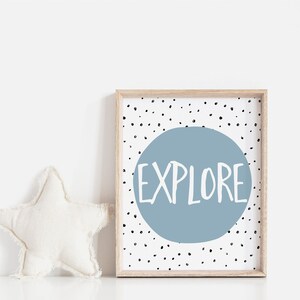 Playroom Decor Print Kids Wall Art Printable Play Learn Grow - Etsy