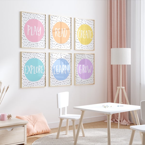 Playroom Wall Art - Etsy