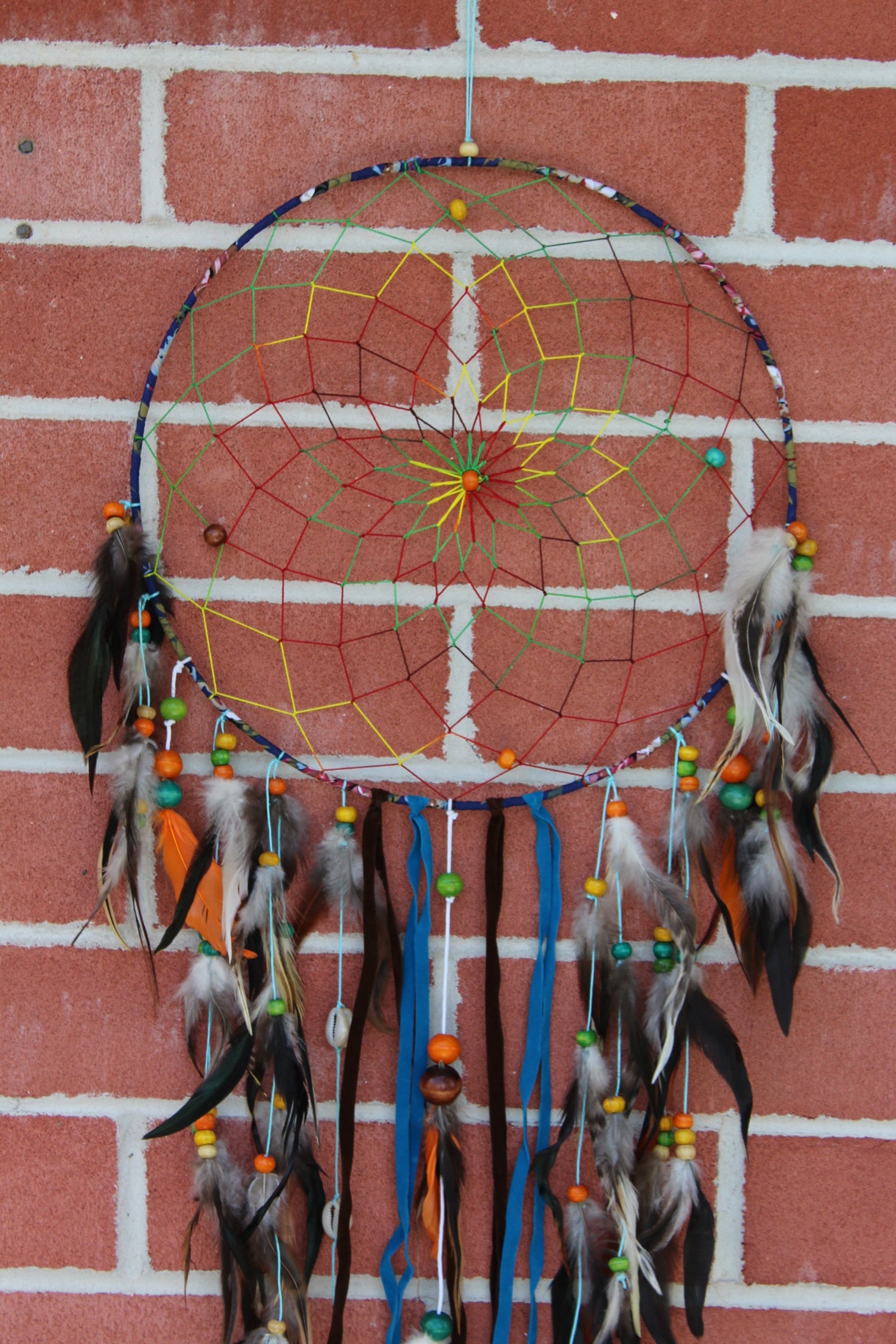 Large Rainbow Dream Catcher - Etsy