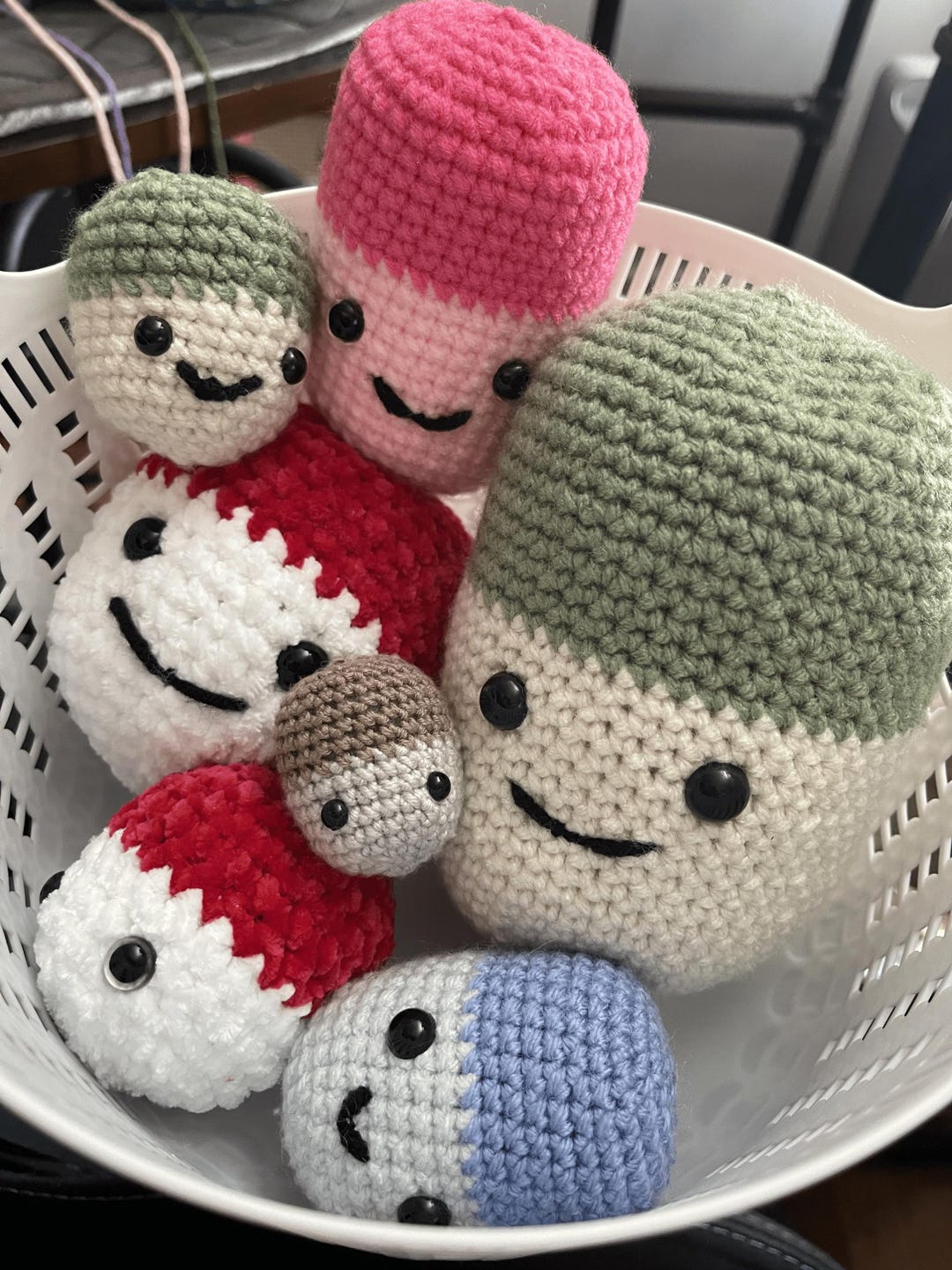 Happy Pill Doll | Amigurumi | Crochet Doll | Hand Made | Pick Your Size ...