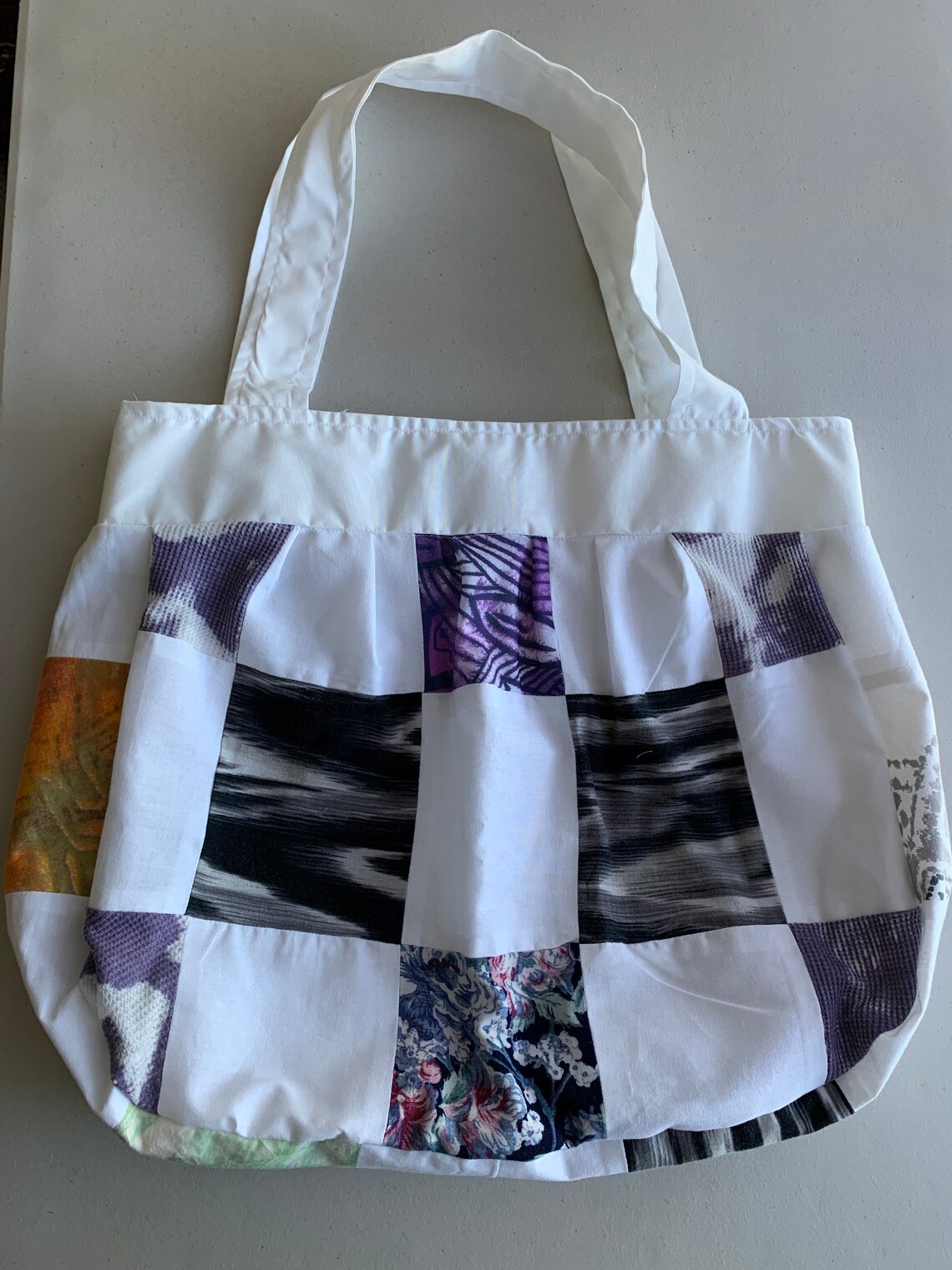 Handmade Upcycled Print Patchwork Shoulder Bag - Etsy Sweden