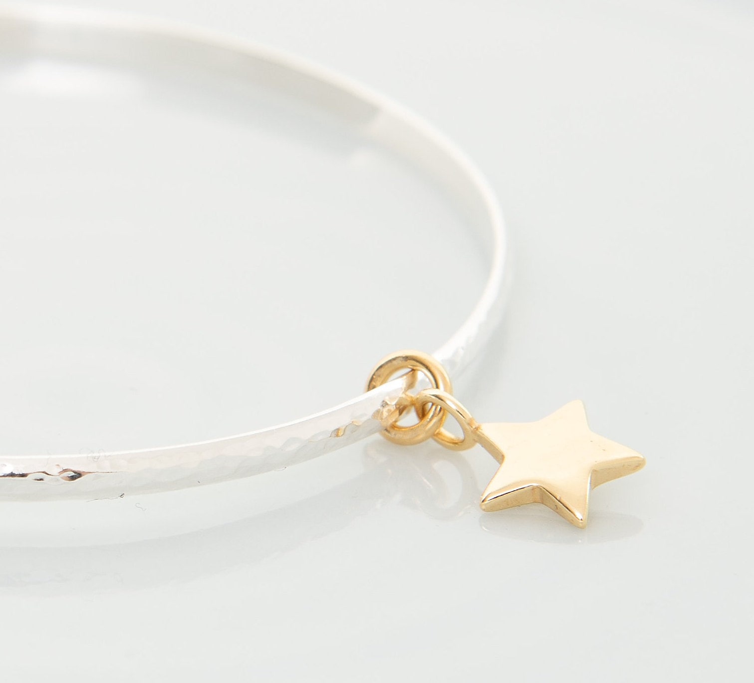 Star Bangle Gold and Silver Bangle Star Jewellery | Etsy
