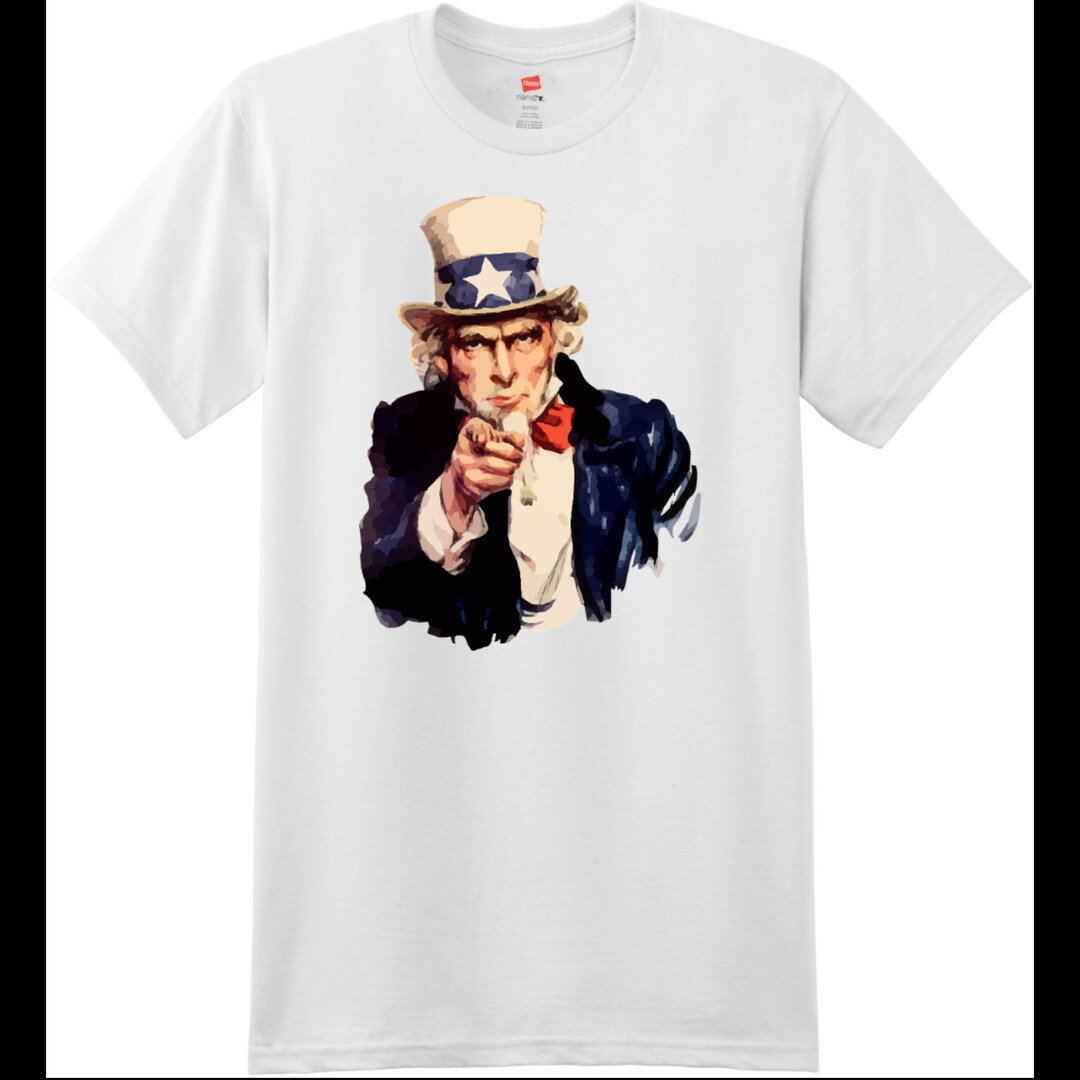 Uncle Sam T-shirt - Etsy