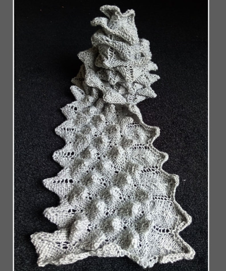 PDF Pattern Knitting Dragon Shawl - Etsy