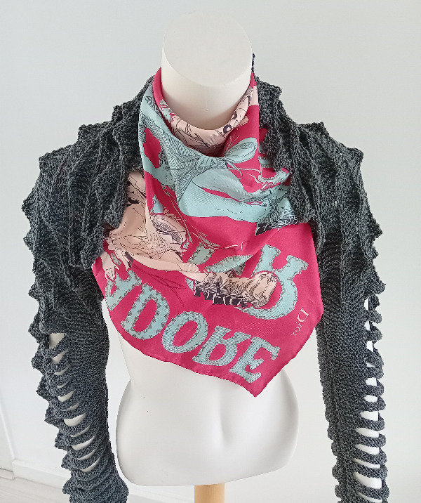 Knitting Pattern PDF Shrug Spike Gray - Etsy