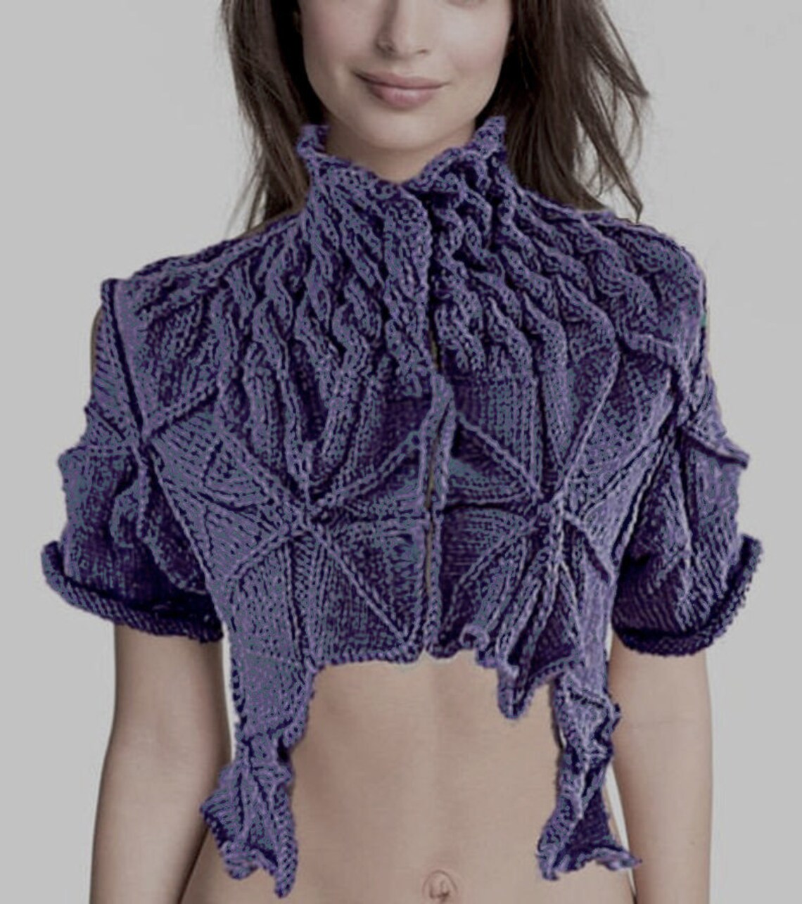 Authentic Designed Made to Order Cardigan Octopus Minicardi Hand ...