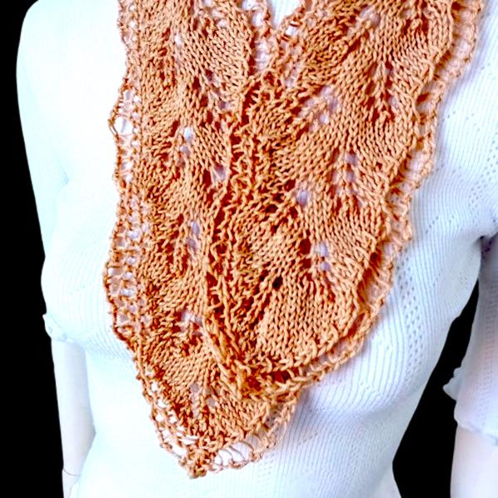 PDF Knitting Pattern Twinkle Leaves - Etsy