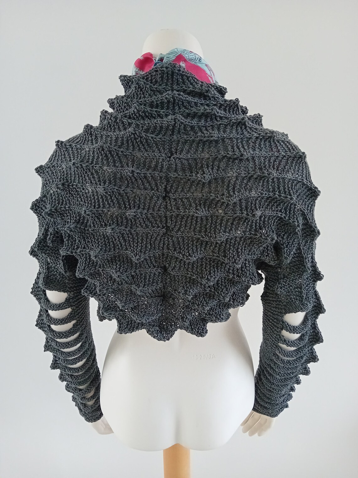 Knitting Pattern PDF Shrug Spike Gray - Etsy UK