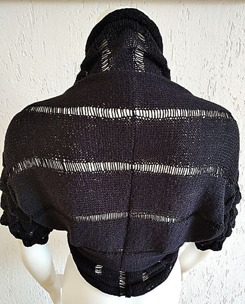 PDF Pattern Drop Ruffle Shrug - Etsy