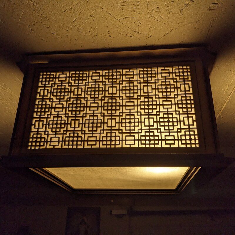 Japanese Ceiling Light - Etsy