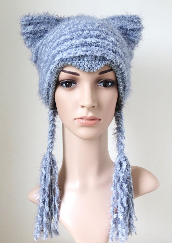 Fuzzy Cat Ear Hats