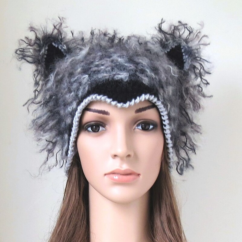 Wolf Head Hat - Etsy