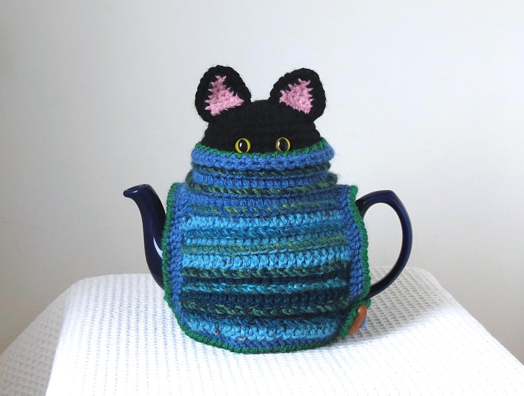 Black Cat Tea Cosy, Cute Handmade Teapot Cover, Gifts for Cat Lovers - Etsy