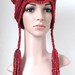 Cat Hat in Red and Cranberry Gifts for Women Teen Girl - Etsy